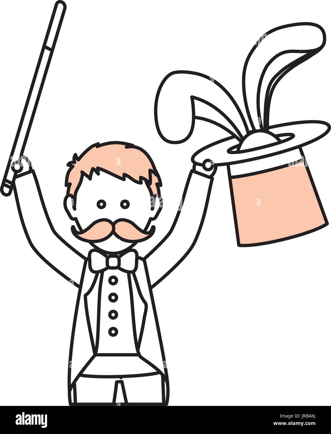 Cute magician cartoon Stock Vector Image & Art - Alamy