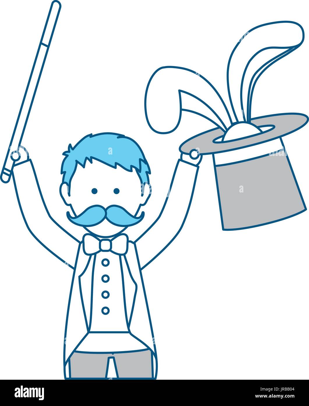 Cute magician cartoon Stock Vector Image & Art - Alamy