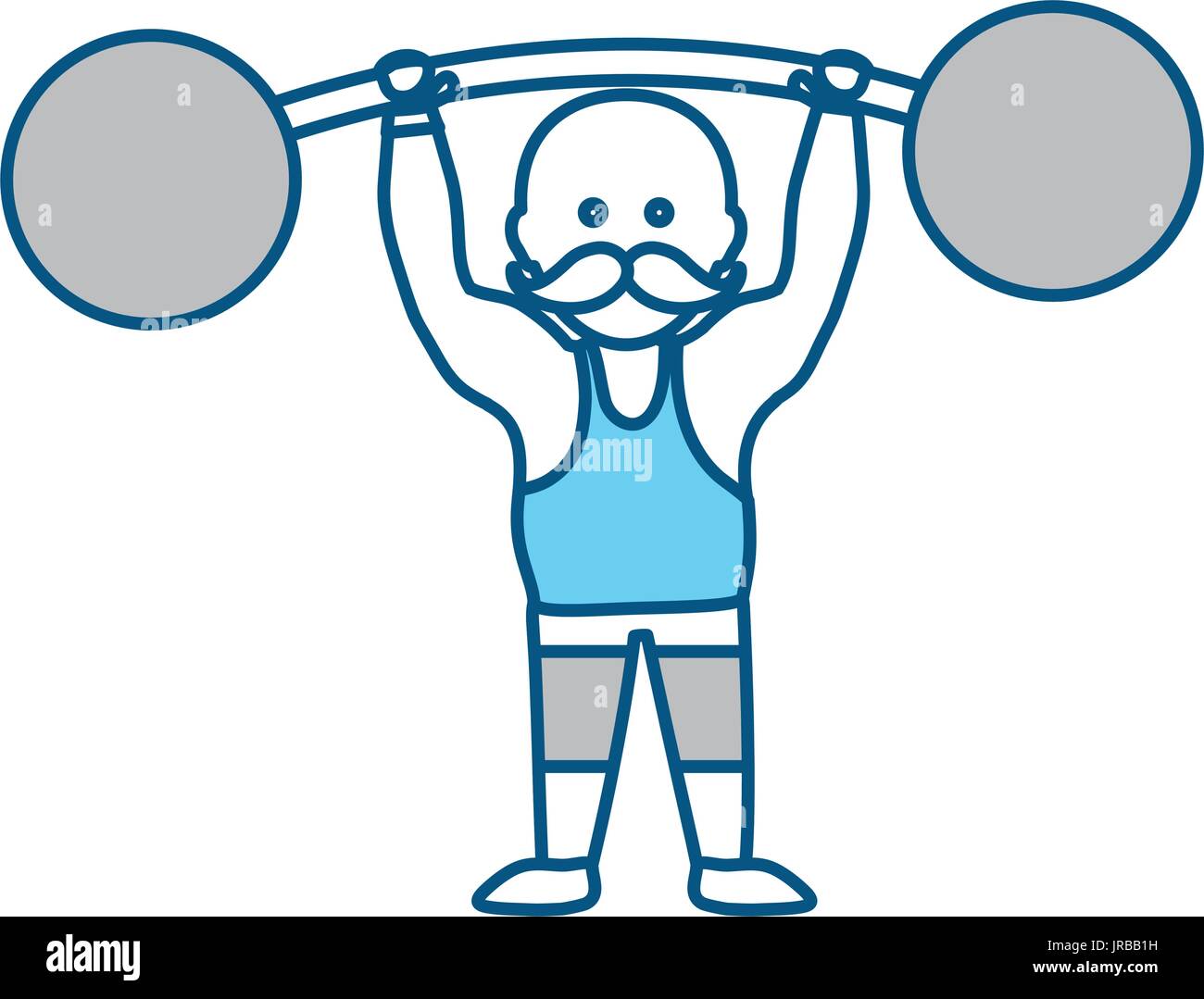 Strongman circus cartoon Stock Vector Image & Art - Alamy