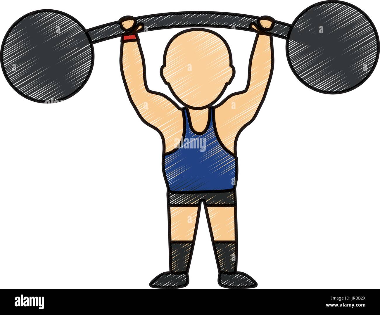 Strongman circus cartoon Stock Vector Image & Art - Alamy