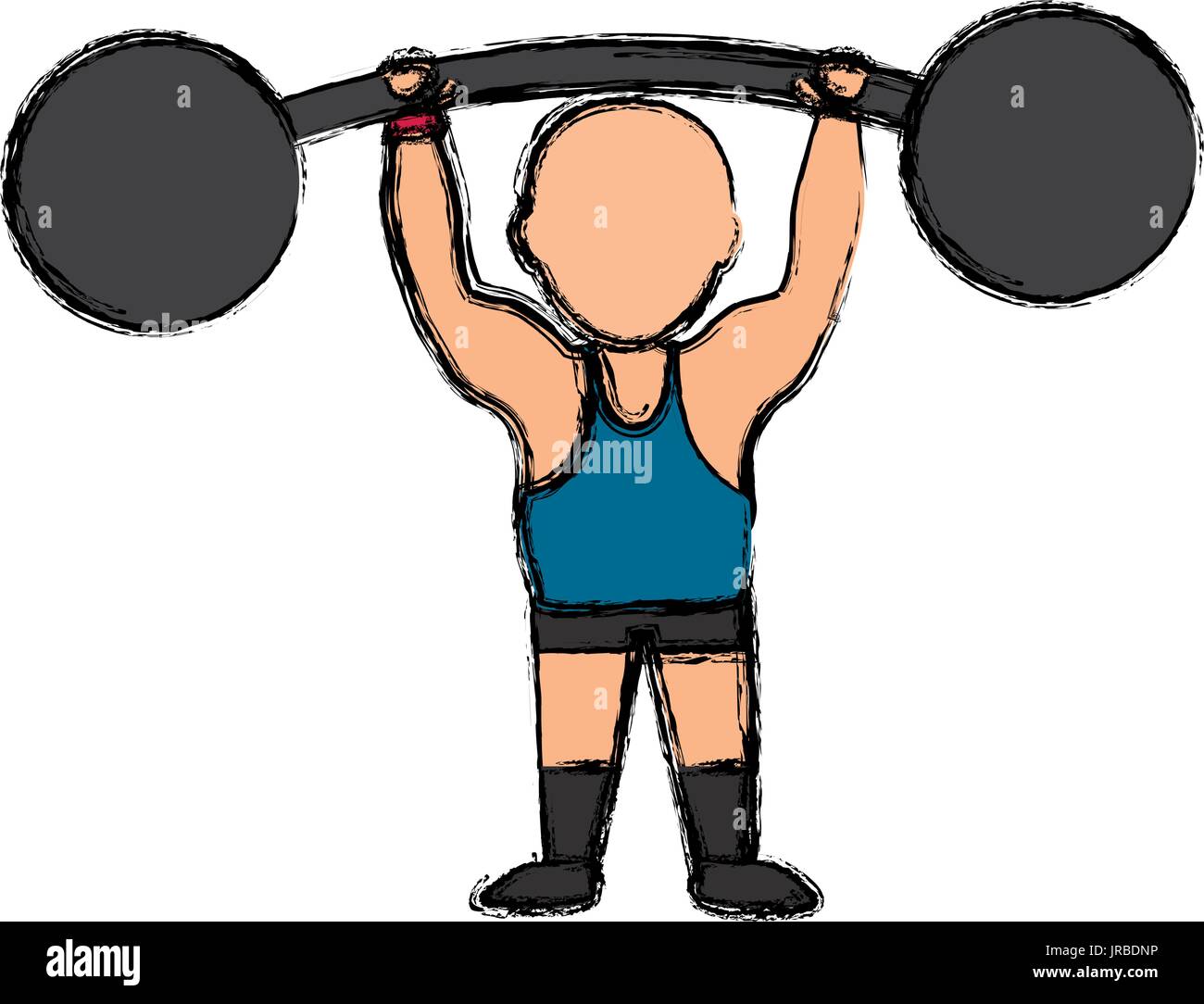 Strongman circus cartoon Stock Vector Image & Art - Alamy