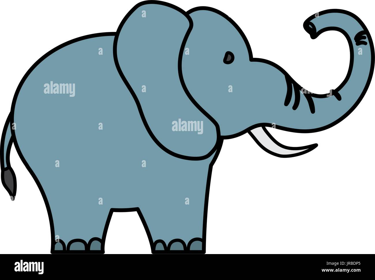 Cute elephant cartoon Stock Vector Image & Art - Alamy