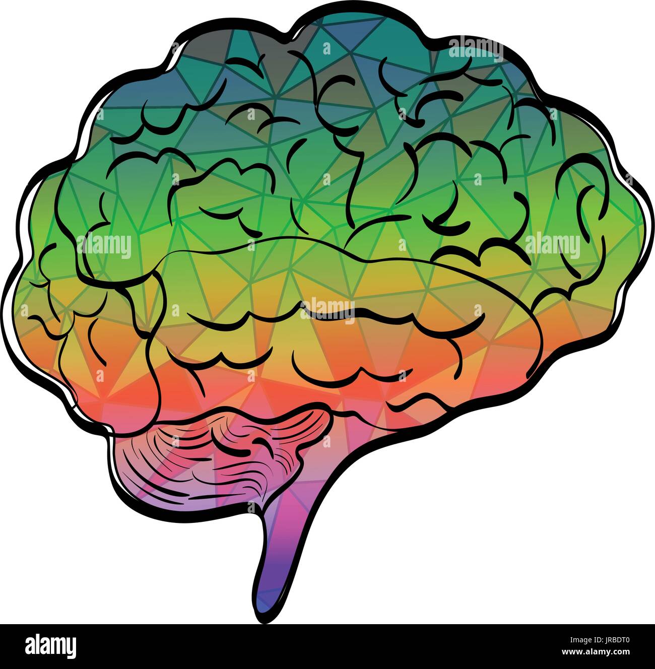 Human brain symbol Stock Vector Image & Art - Alamy