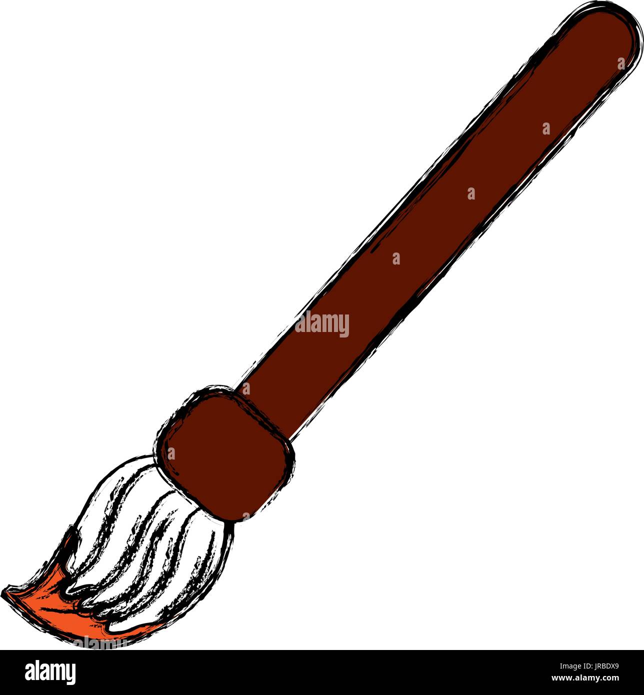 Paint brush art Stock Vector Image & Art - Alamy