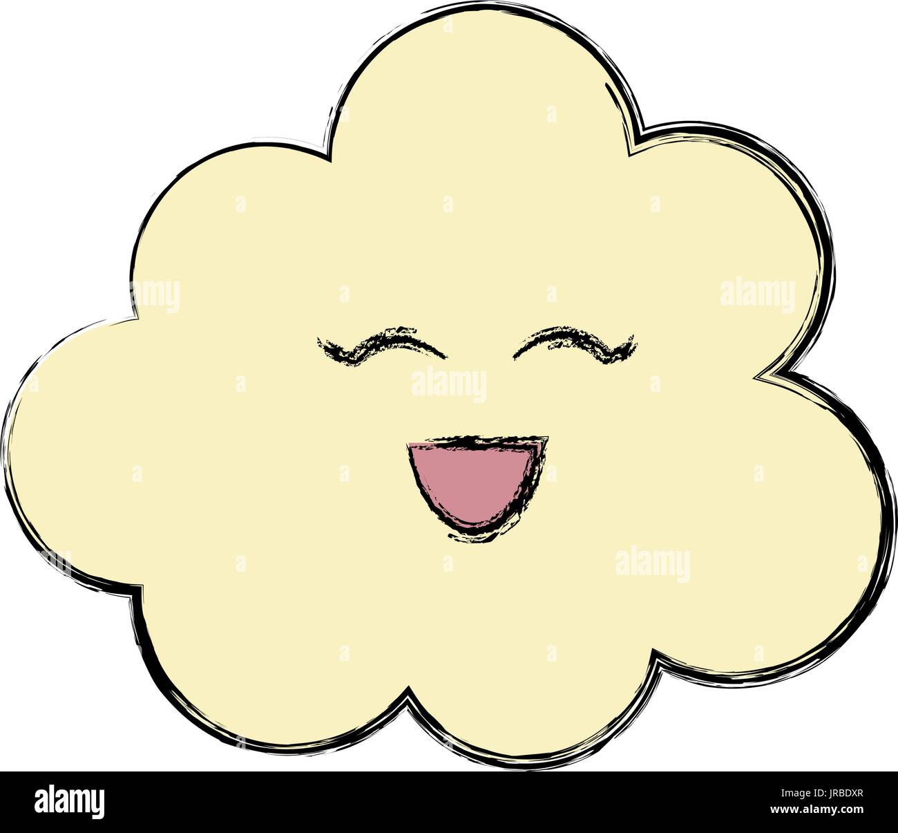 Cloud cute cartoon Stock Vector Image & Art - Alamy