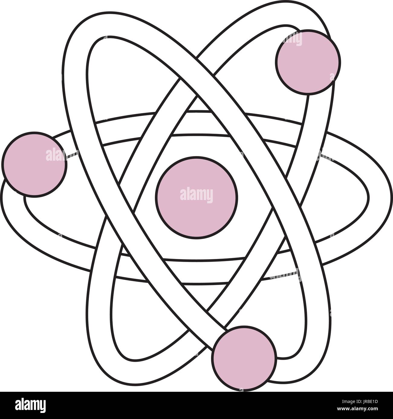 Atom science symbol Stock Vector Image & Art - Alamy