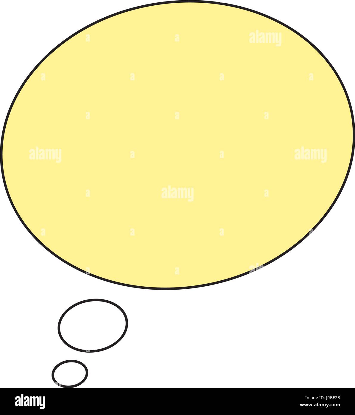 Think bubble speakbox Stock Vector Image & Art - Alamy