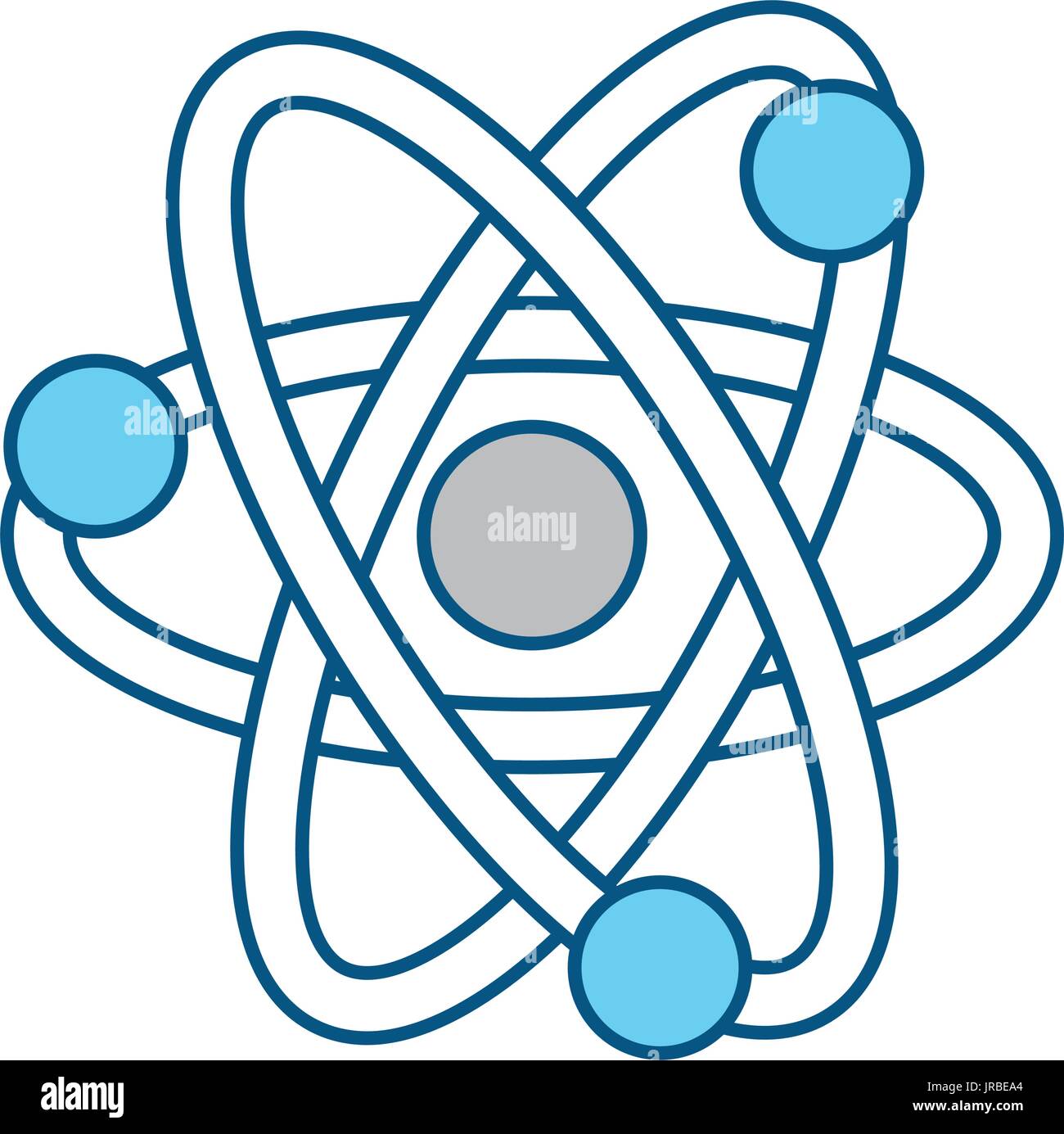 Atom science symbol Stock Vector Image & Art - Alamy