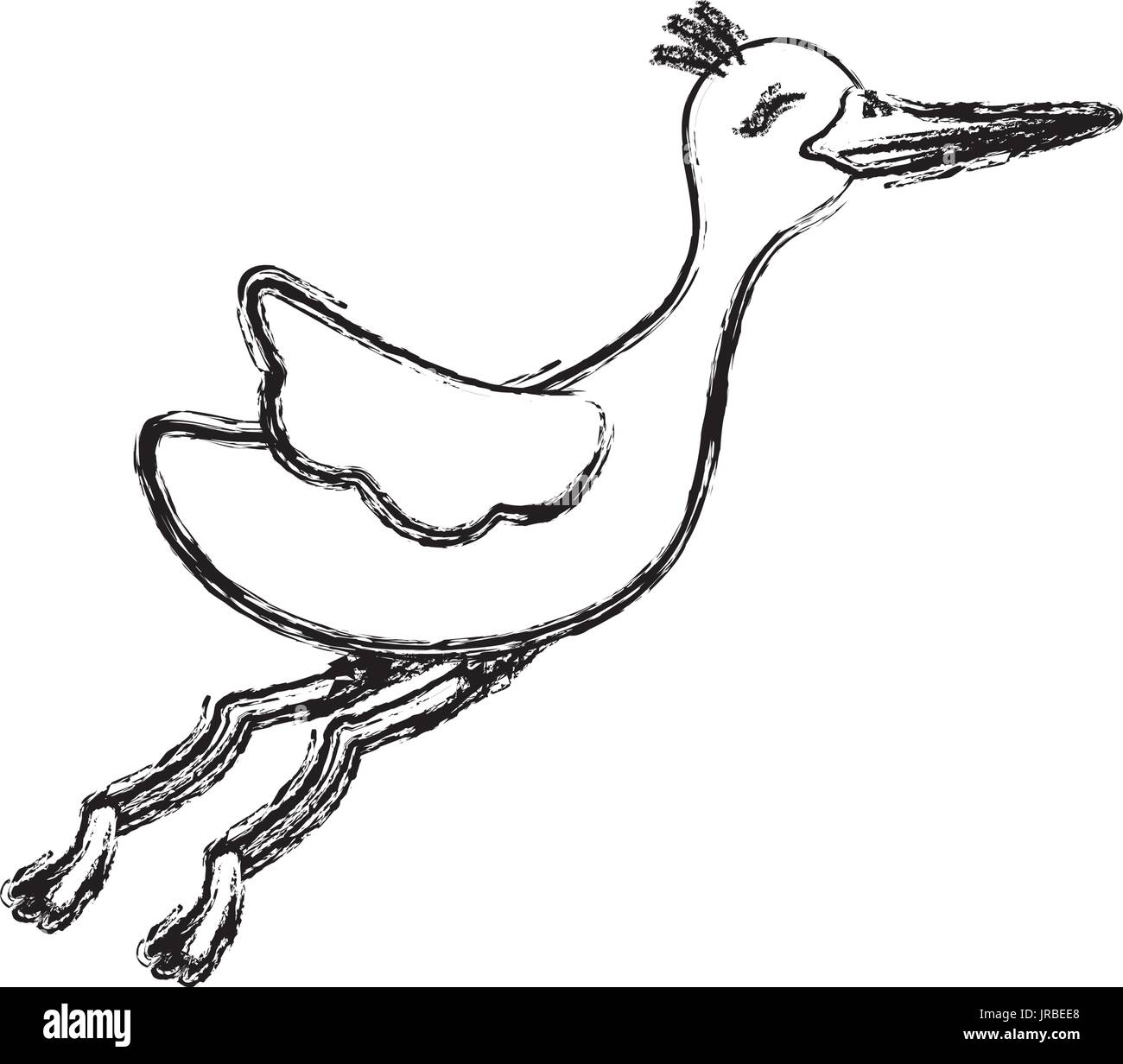 Cute stork cartoon Stock Vector Image & Art - Alamy