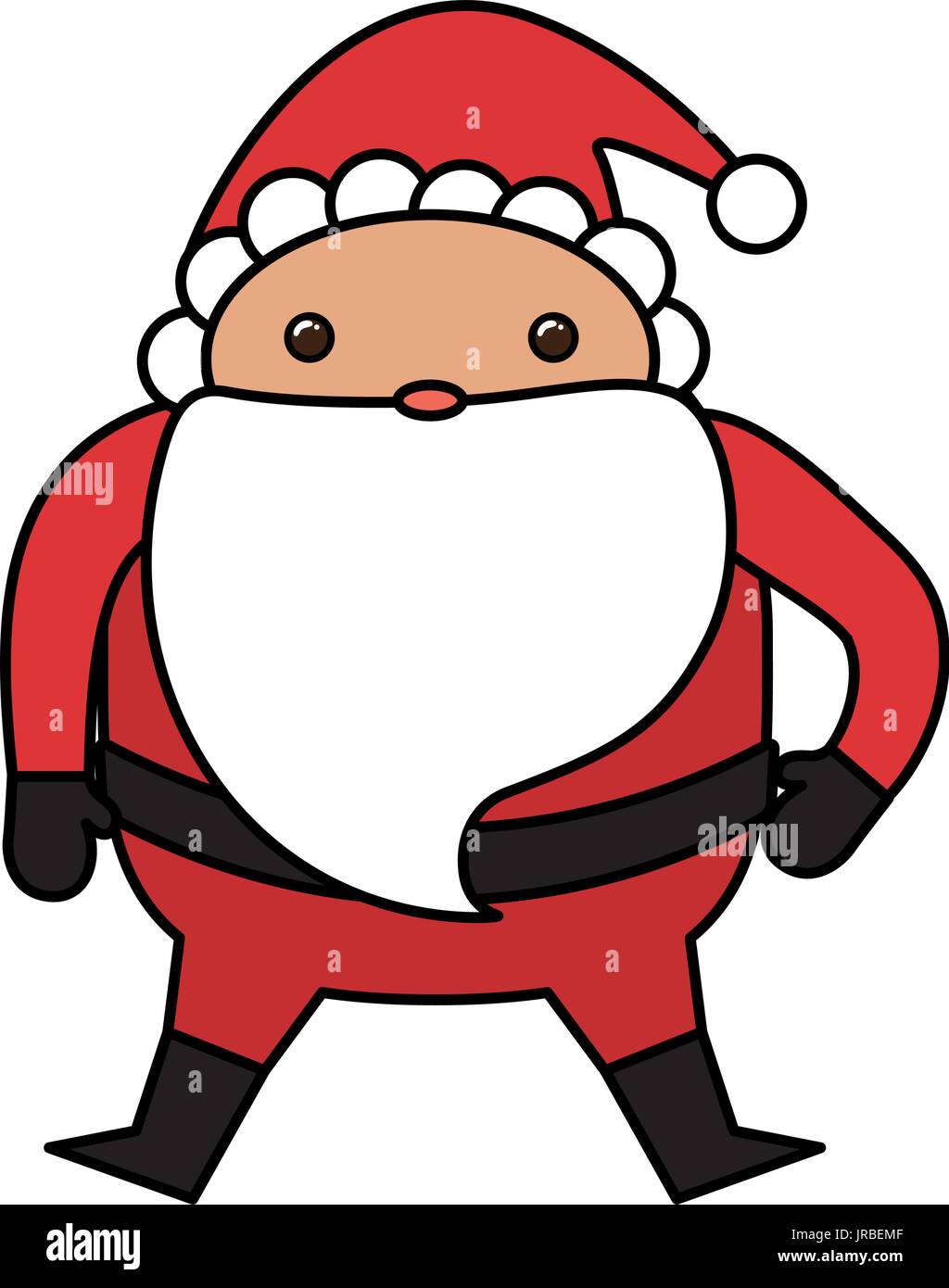 Cute santa claus cartoon Stock Vector Image & Art - Alamy