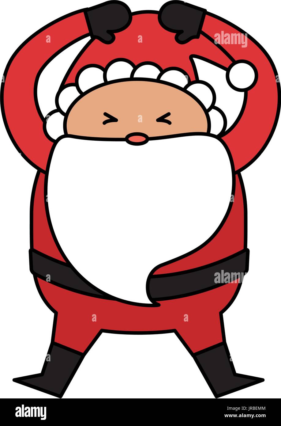 Cute santa claus cartoon Stock Vector Image & Art - Alamy