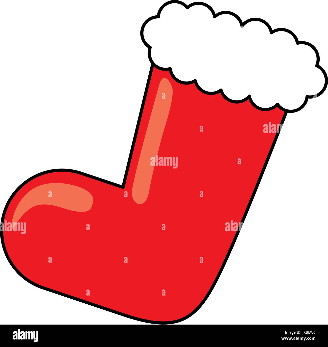 Christmas santa boot Stock Vector Image & Art - Alamy