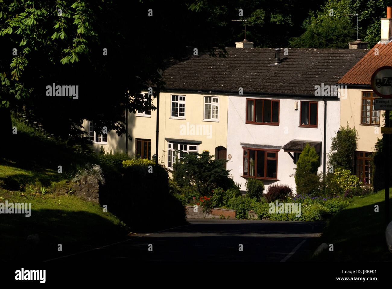 Housing in Elwick village, County Durham Stock Photo - Alamy