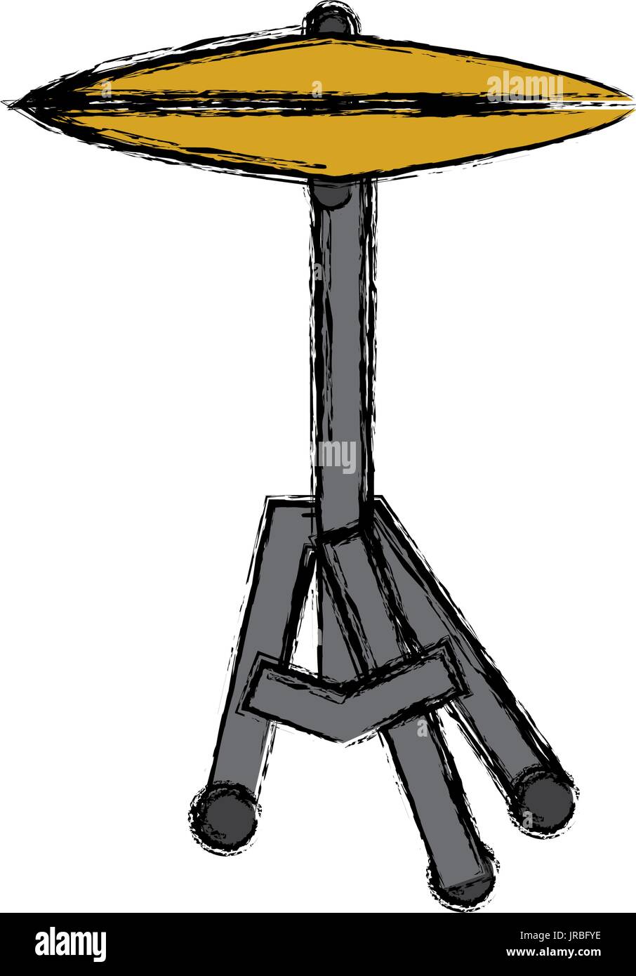 Drum plate music instrument Stock Vector Image & Art - Alamy