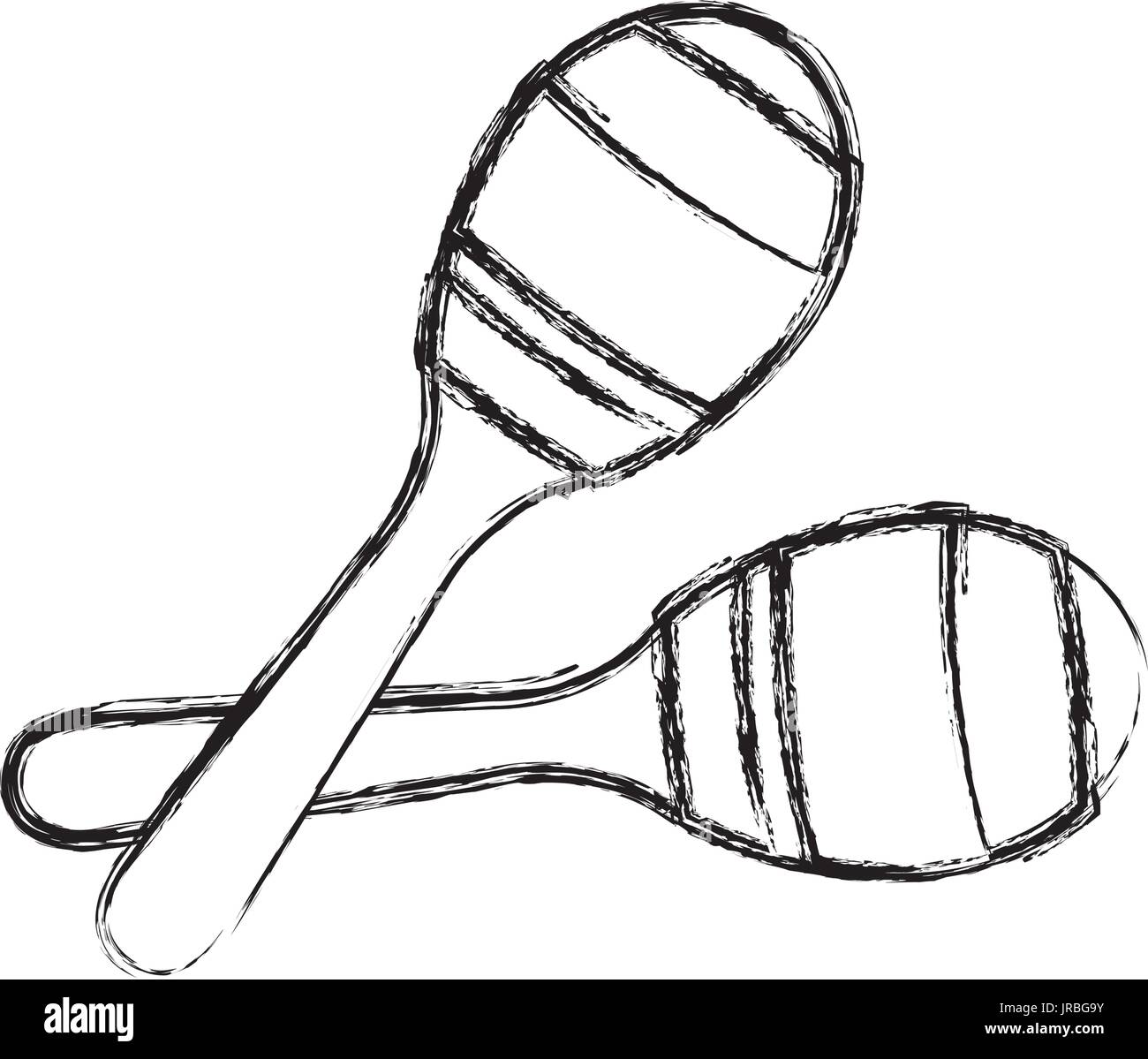 Maracas music instrument Stock Vector Image & Art - Alamy