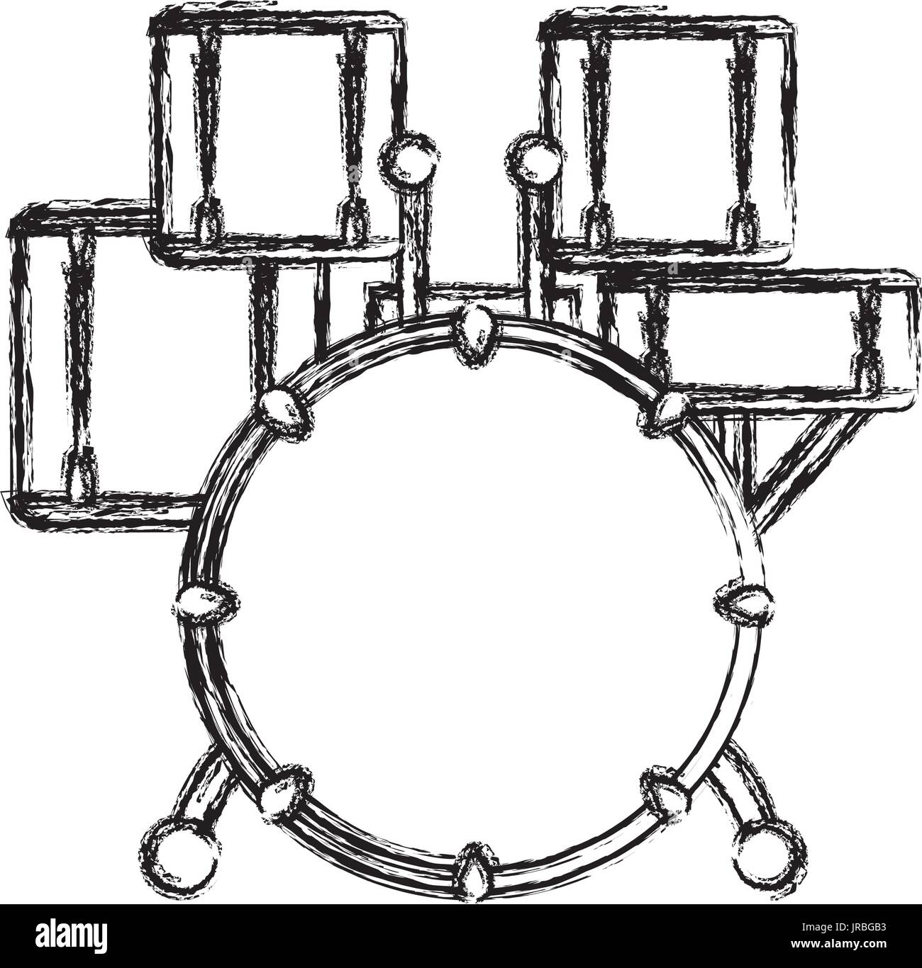 Drum music instrument Stock Vector Image & Art - Alamy