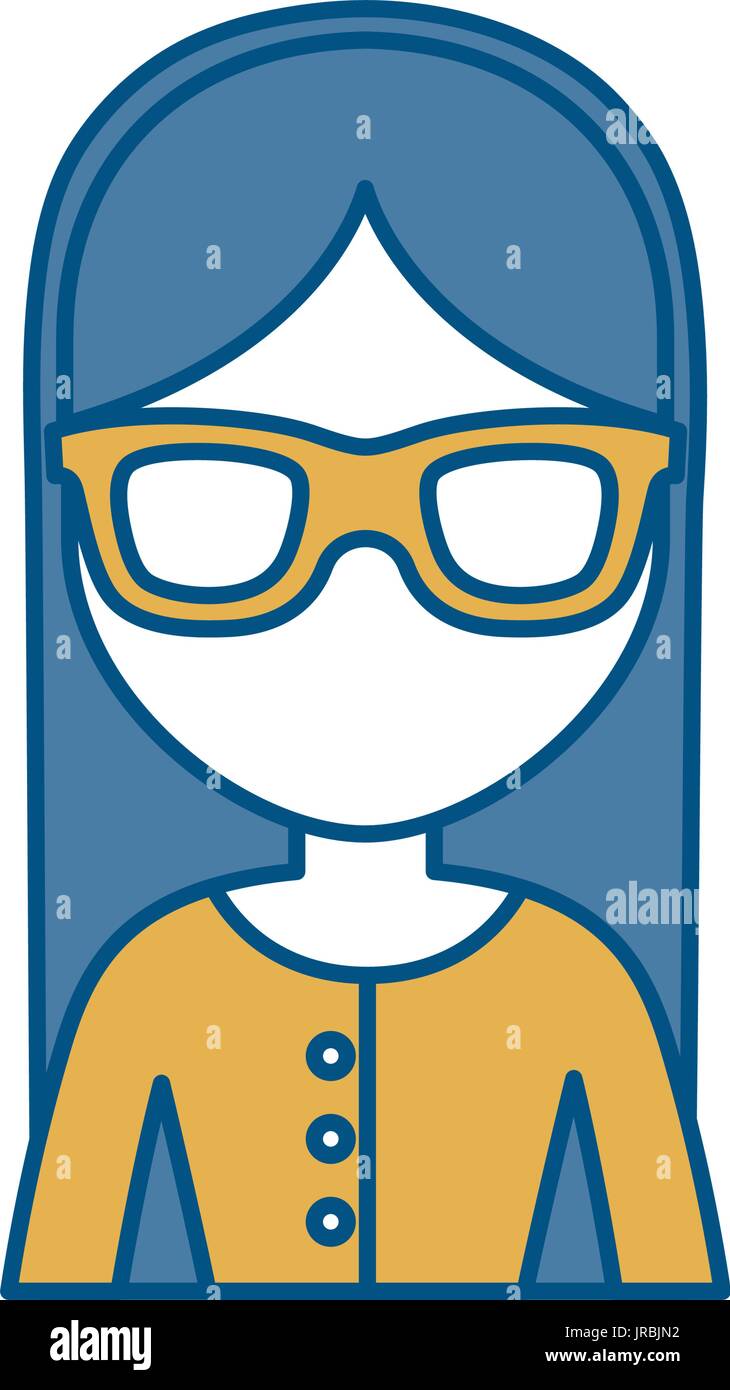 woman with glasses icon Stock Vector Image & Art - Alamy
