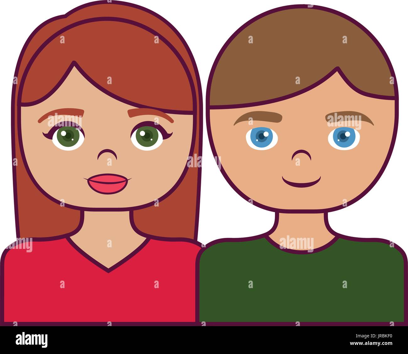cartoon couple icon Stock Vector Image & Art - Alamy
