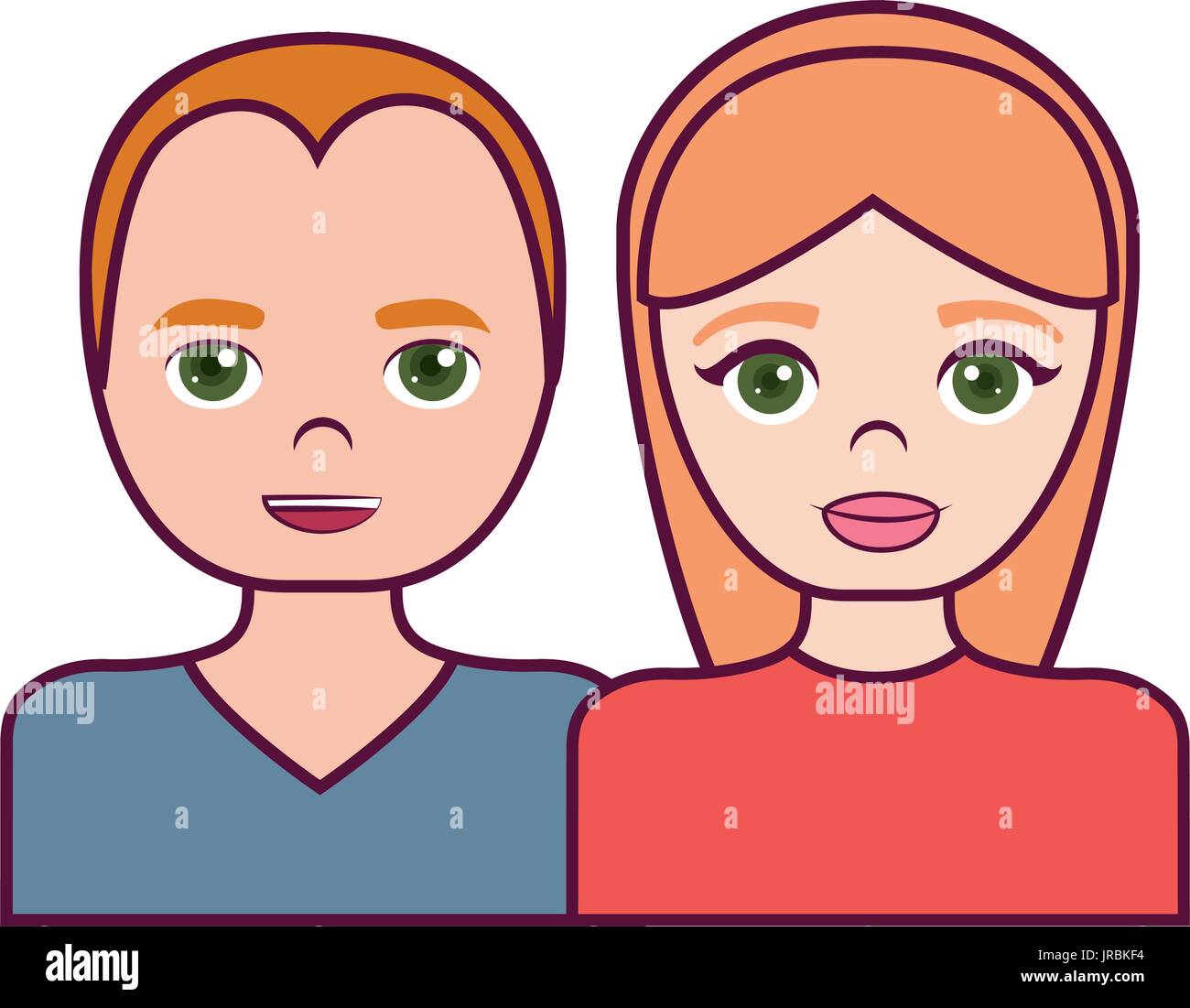 cartoon couple icon Stock Vector Image & Art - Alamy