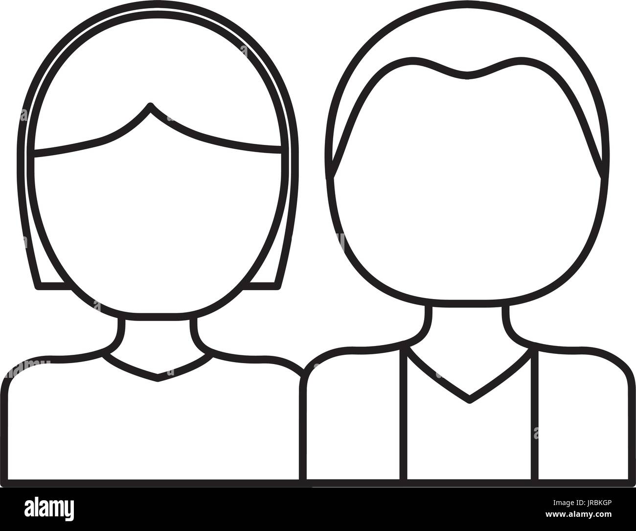 avatar couple icon Stock Vector Image & Art - Alamy