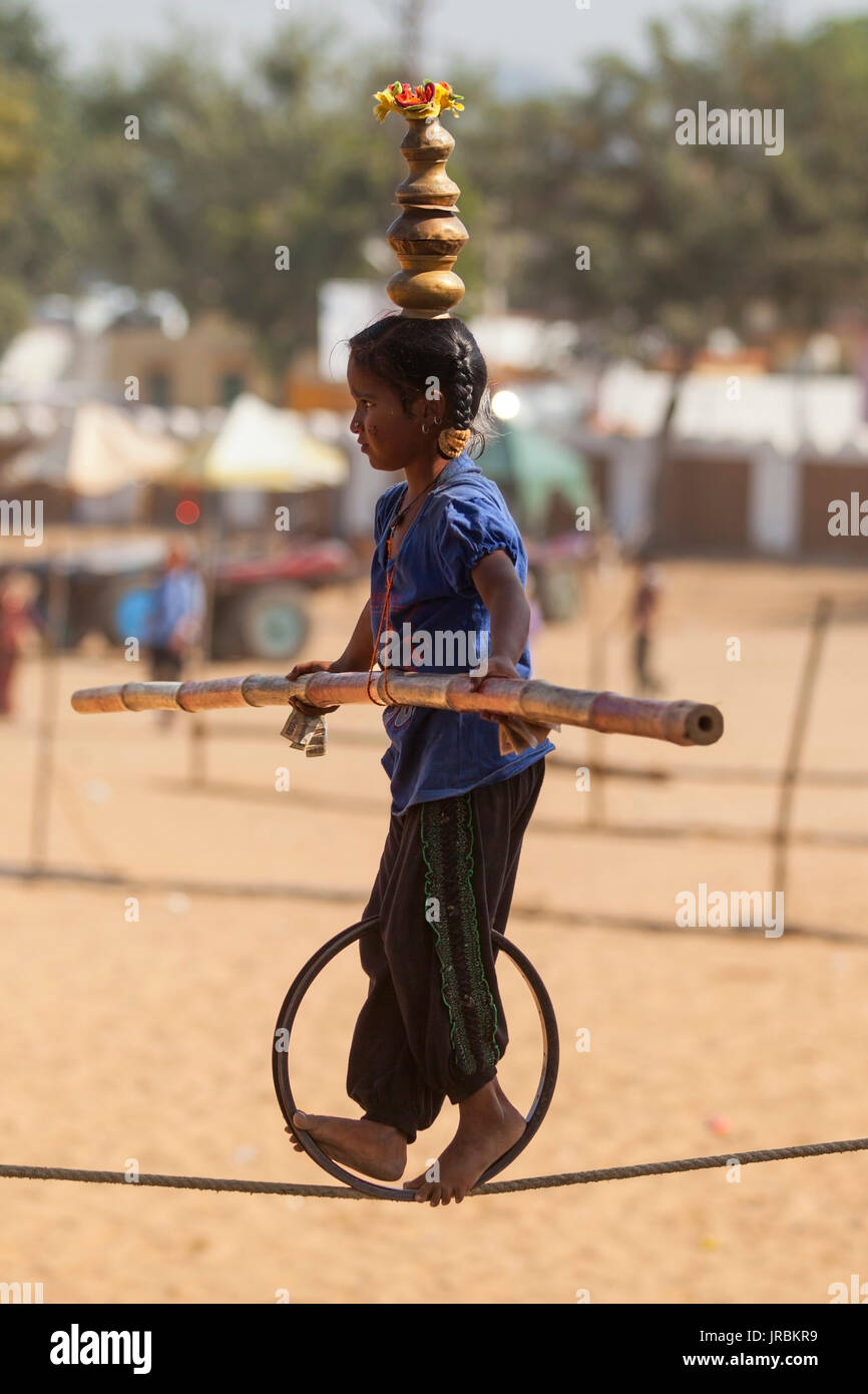 Acrobat girl head hi-res stock photography and images - Alamy