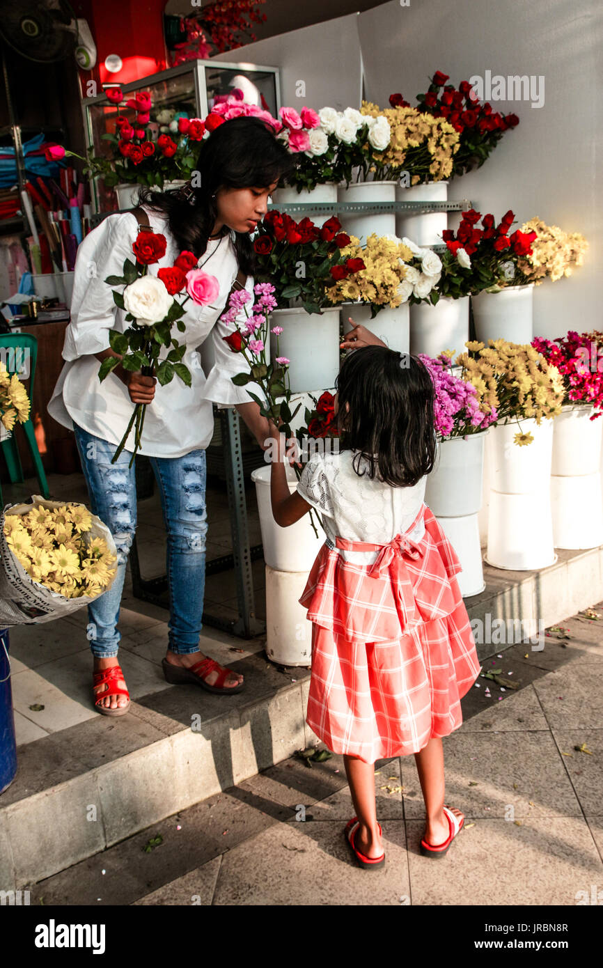 Giving a flower hi-res stock photography and images - Alamy