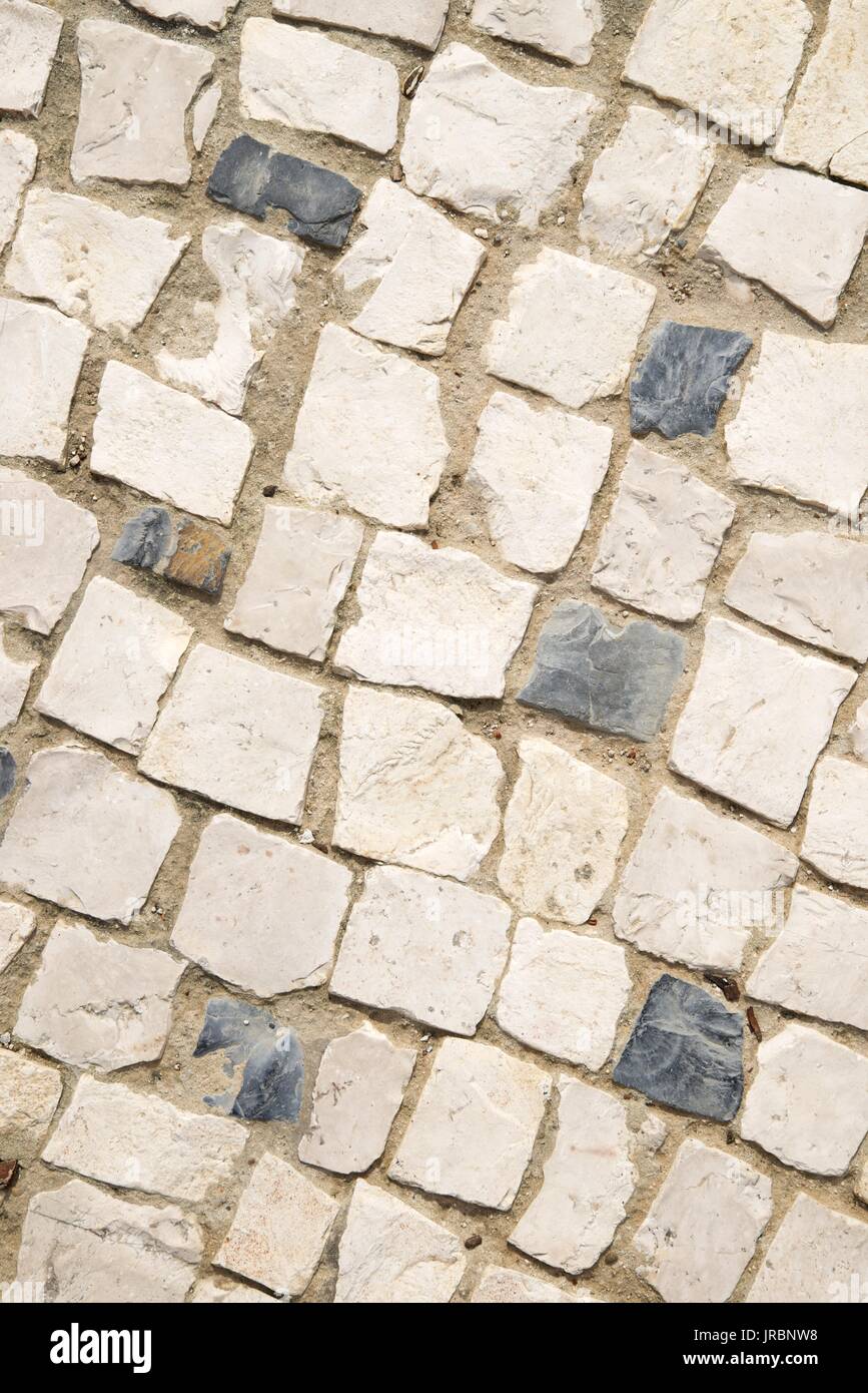 Floor of a street with stone tiles Stock Photo - Alamy
