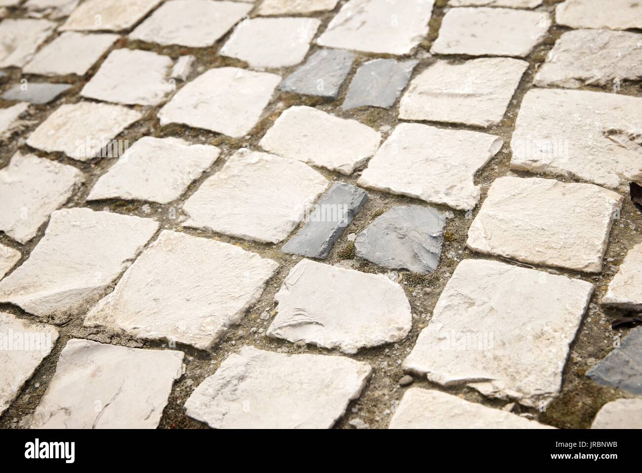 Floor of a street with stone tiles Stock Photo - Alamy