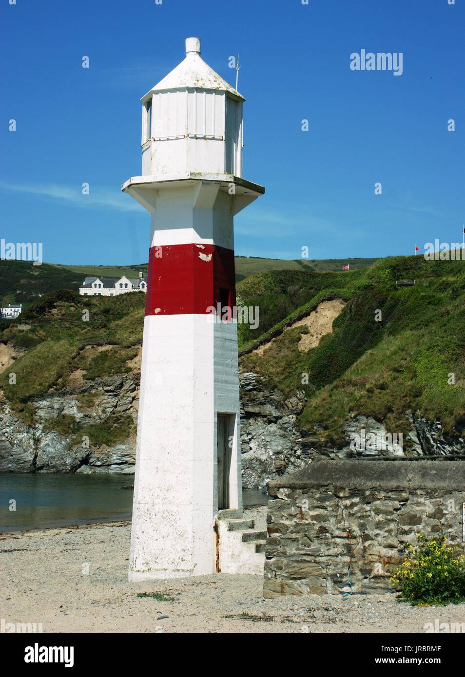 The Lighthouse at Port Erin, Isle of Man Stock Photo - Alamy