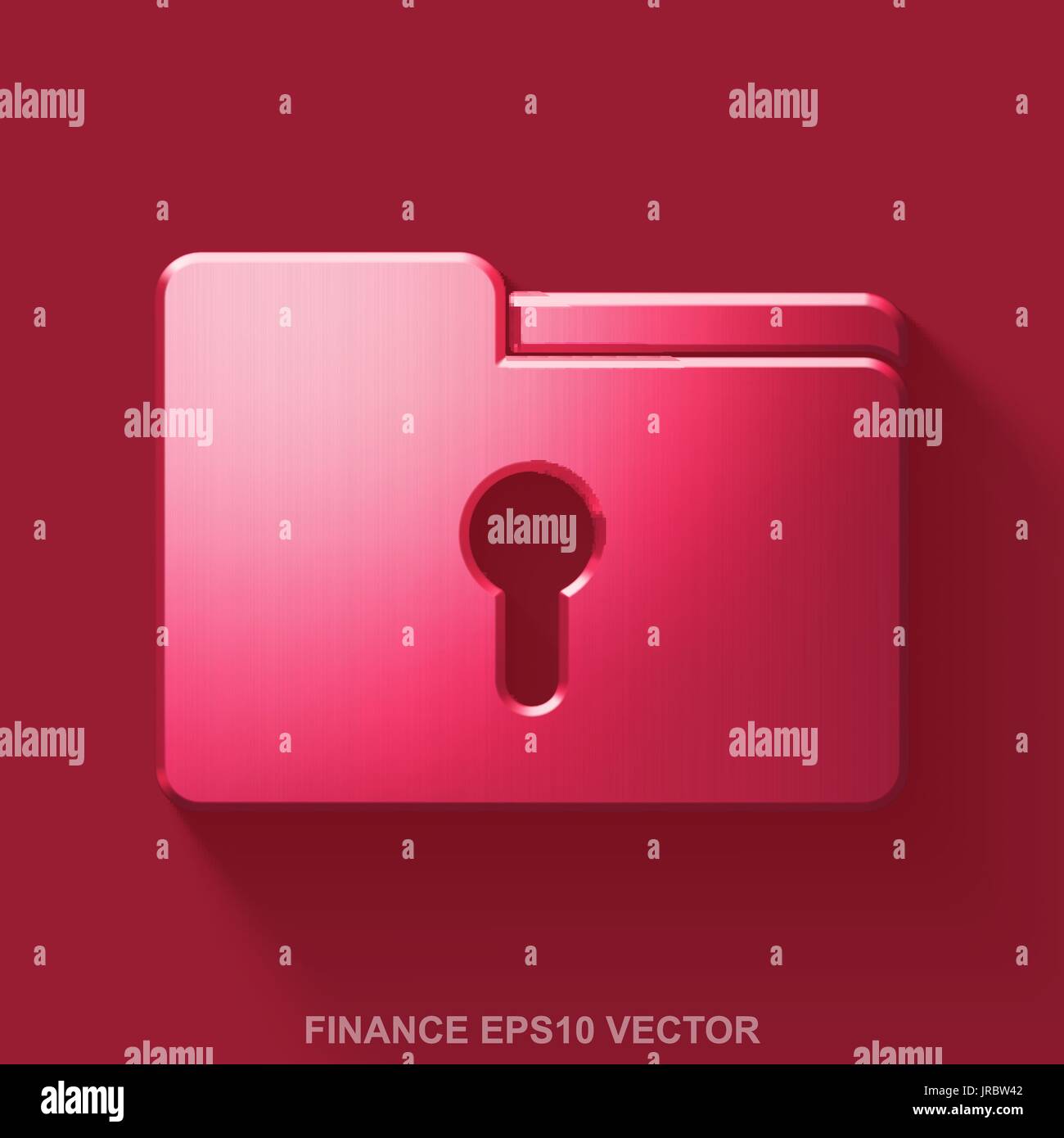 Glossy folder icon mobile app Stock Vector Images - Alamy