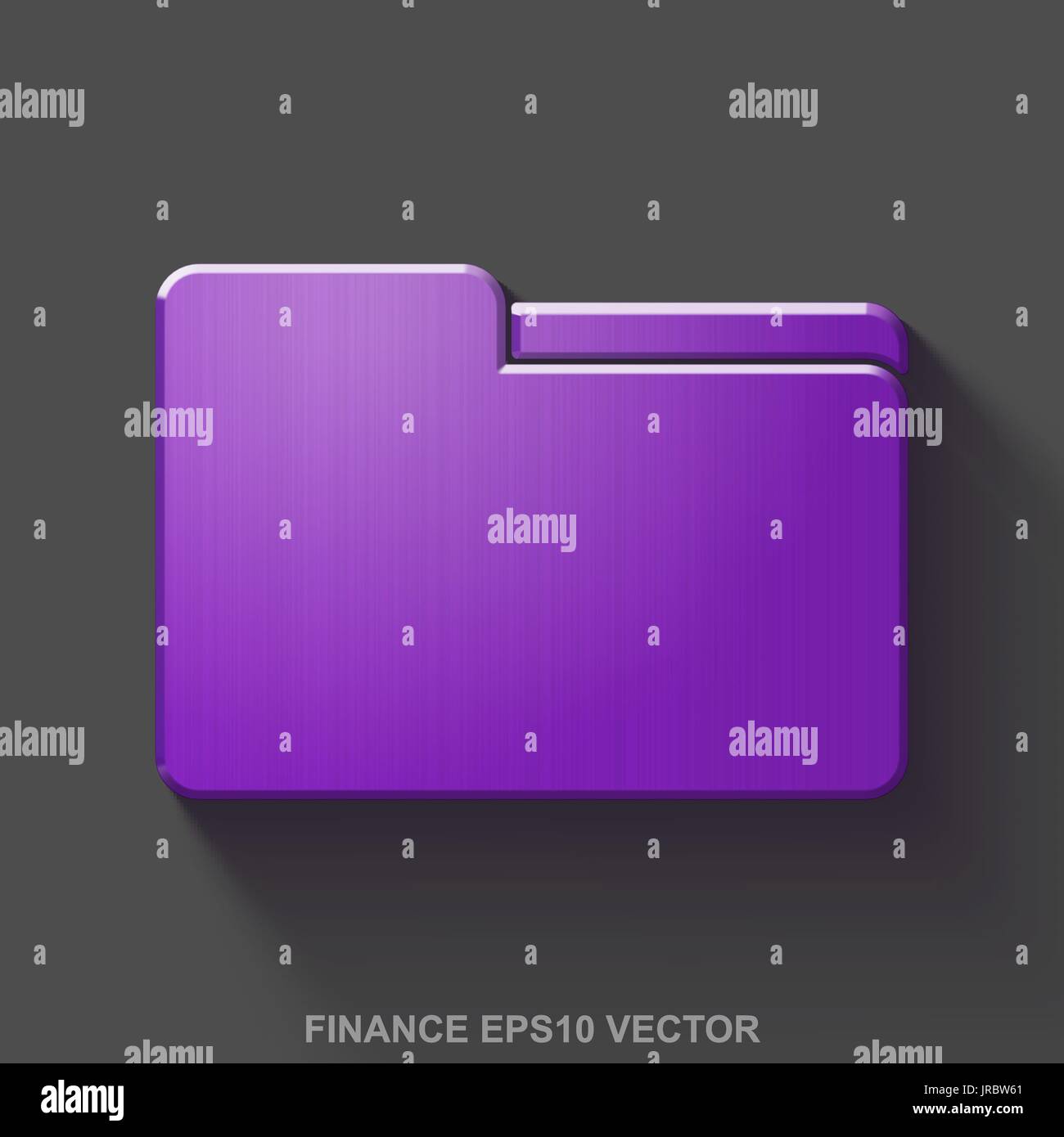 Glossy folder icon mobile app Stock Vector Images - Alamy