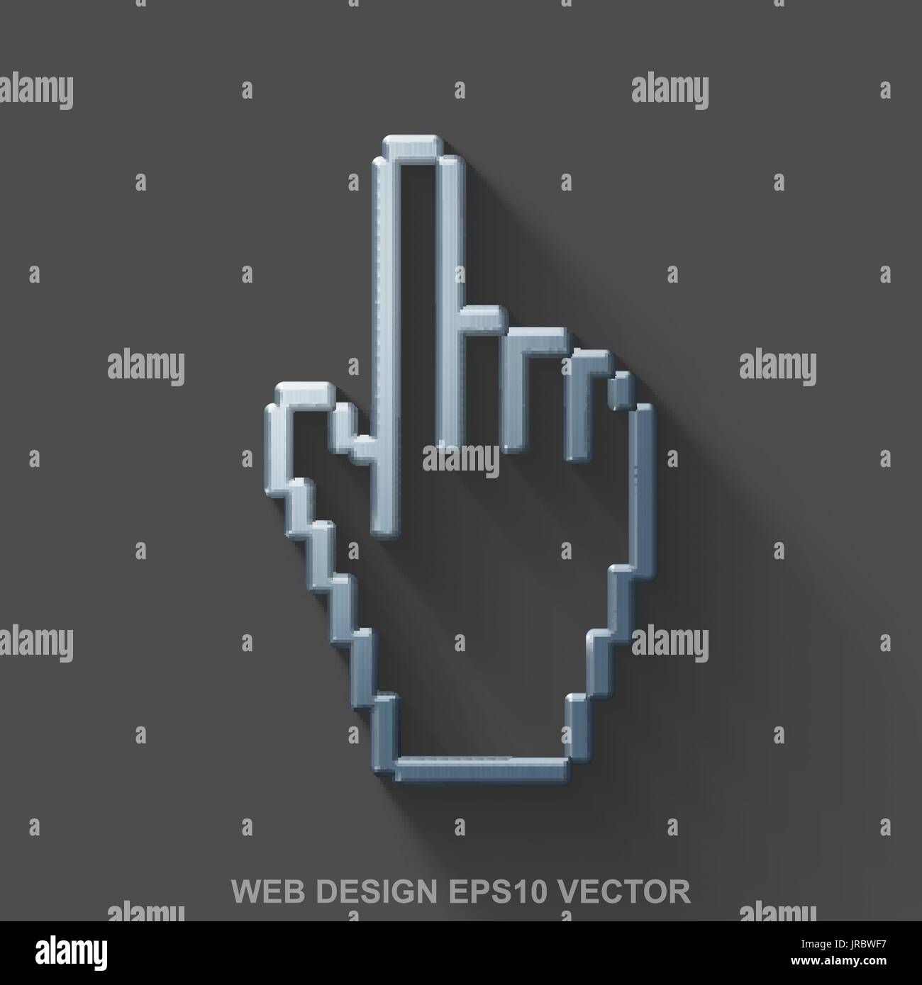 3d hand shape mouse cursor hi-res stock photography and images - Alamy