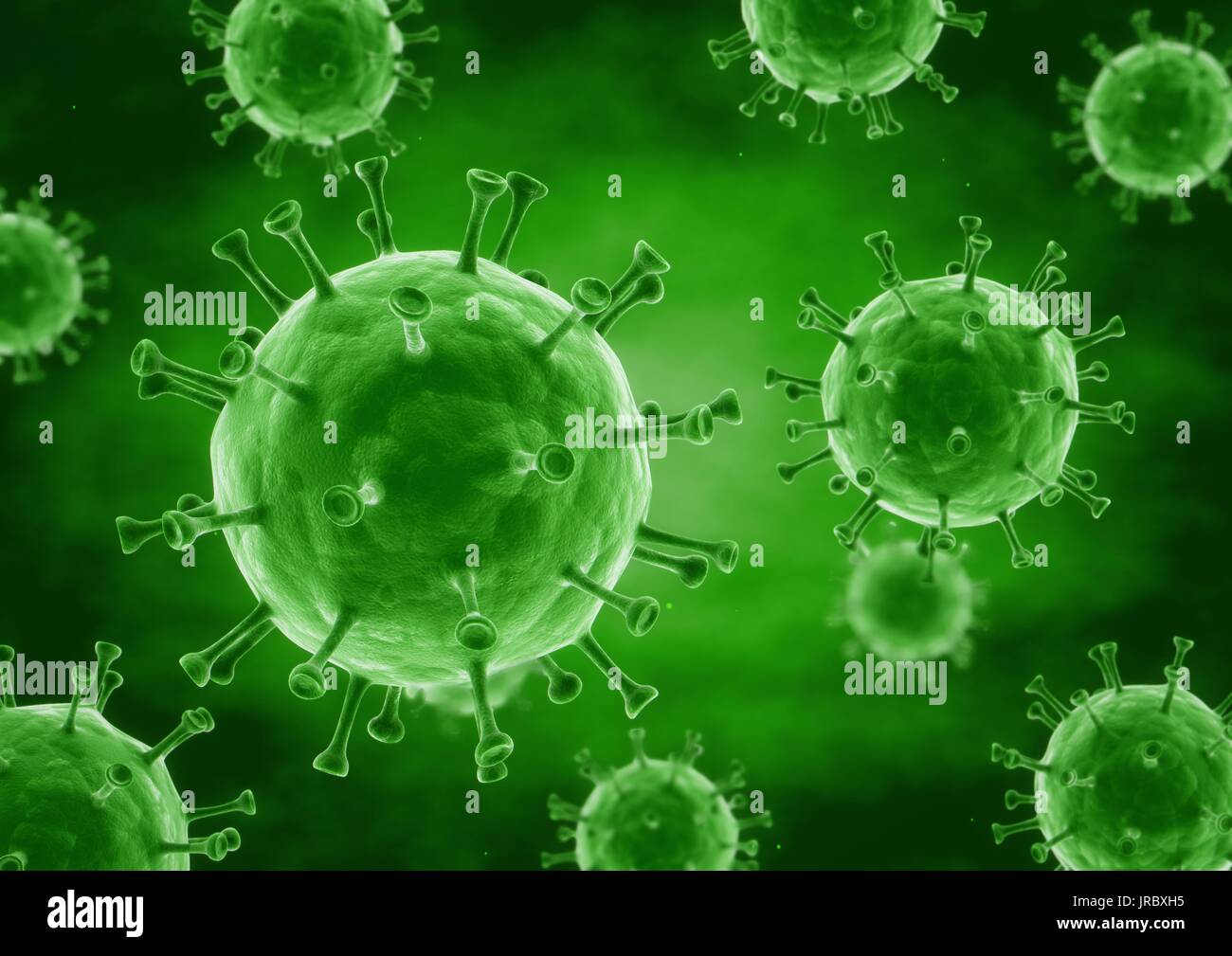 3D rendering Virus closeup Stock Photo - Alamy