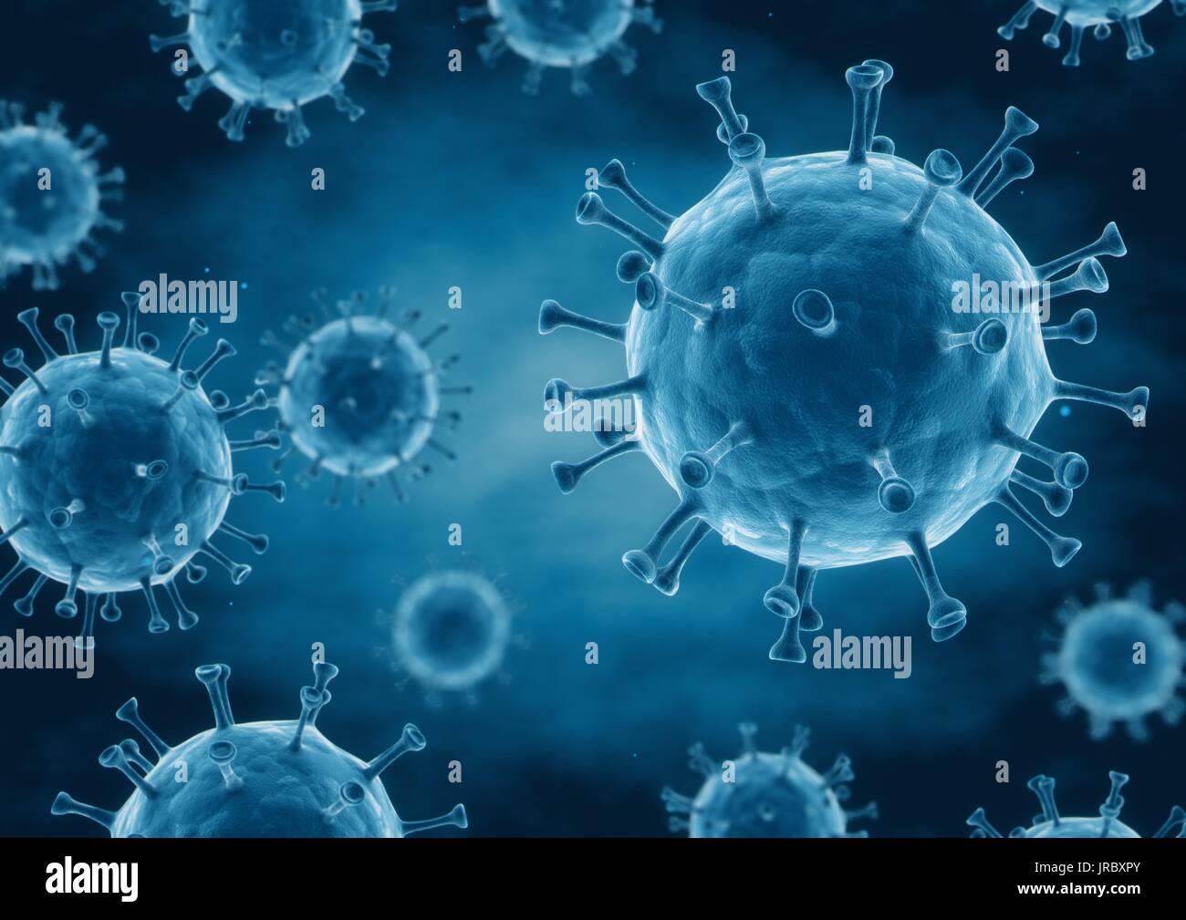 3D rendering Virus closeup Stock Photo - Alamy