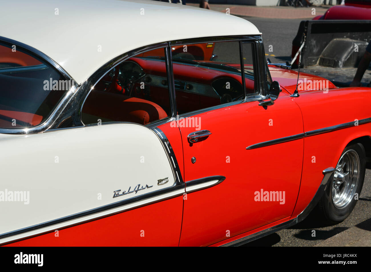 Red Vintage Cars Stock Photo - Alamy