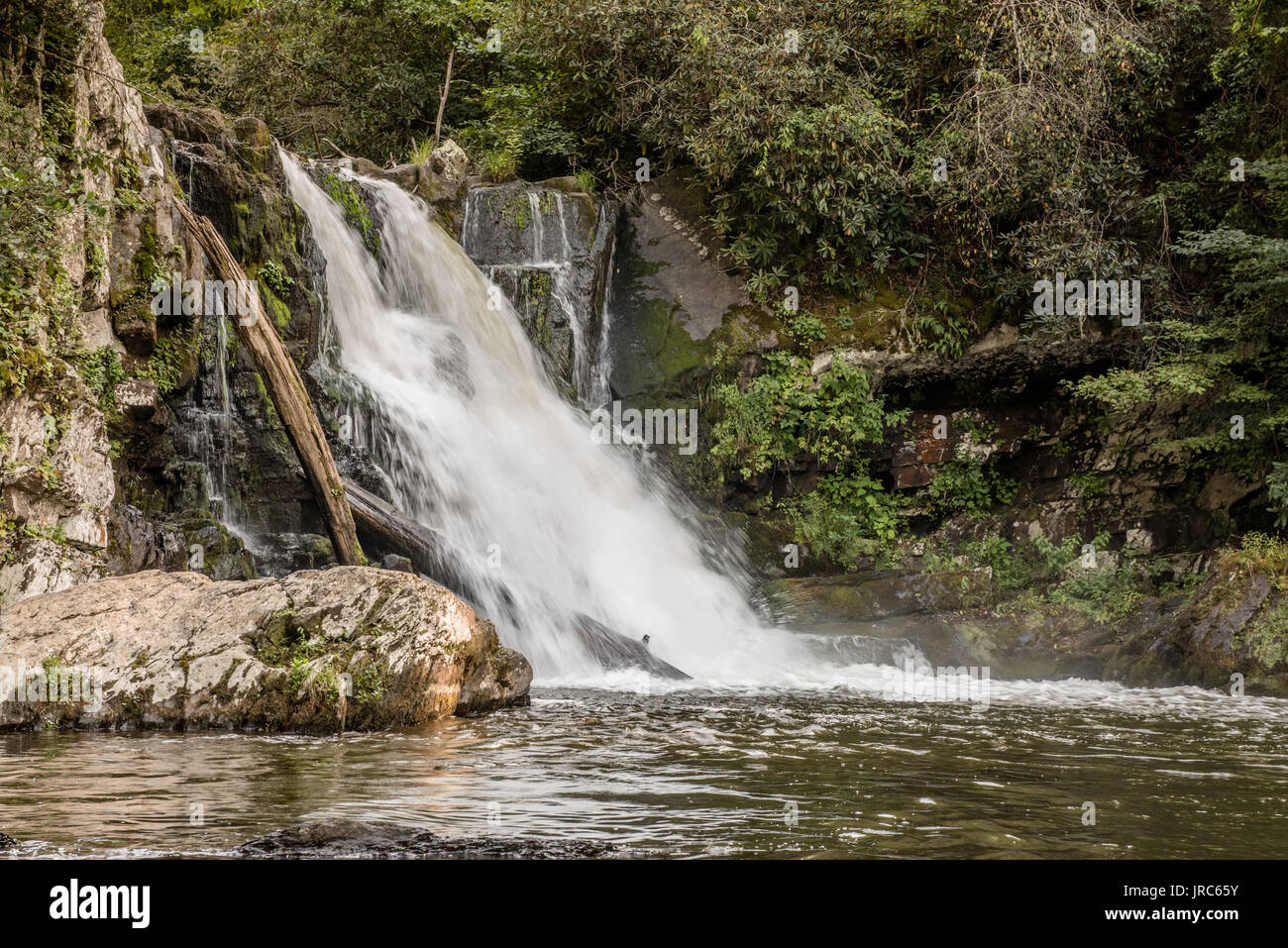 Abrams Falls, Smoky Mountains Stock Photo - Alamy