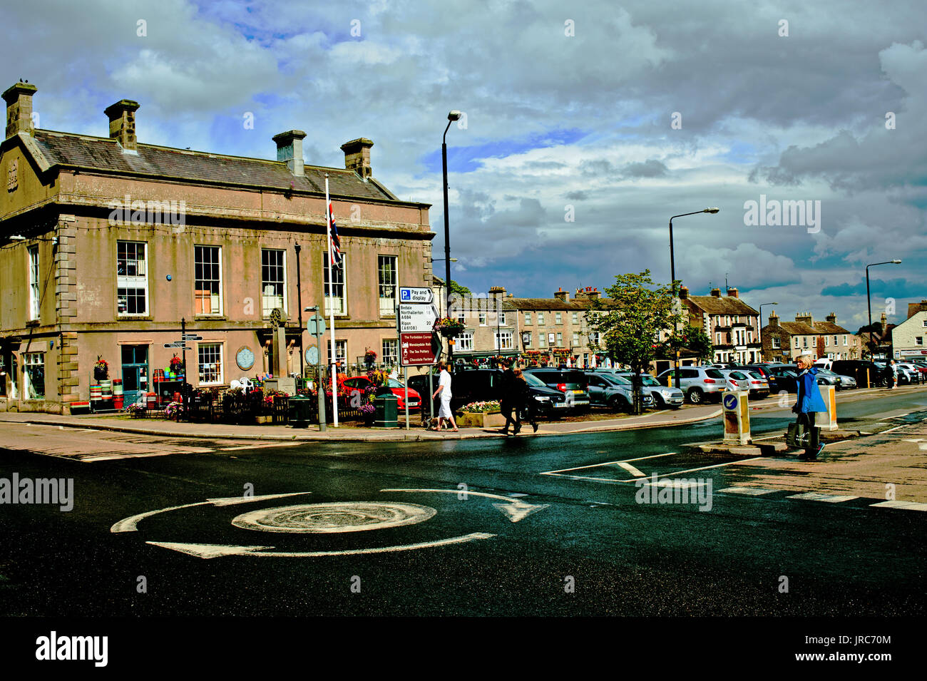 Leyburn and market square, Leyburn, North Yorkshire Stock Photo - Alamy