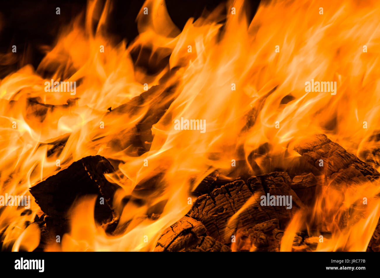 camfire flams closeup traveling cam fire. campfire render Stock Photo ...
