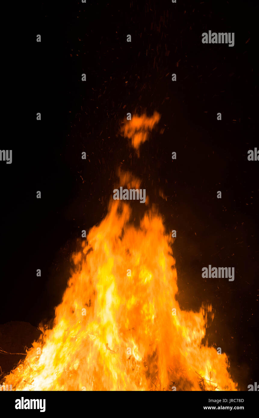 camfire flams closeup traveling cam fire. campfire render Stock Photo ...