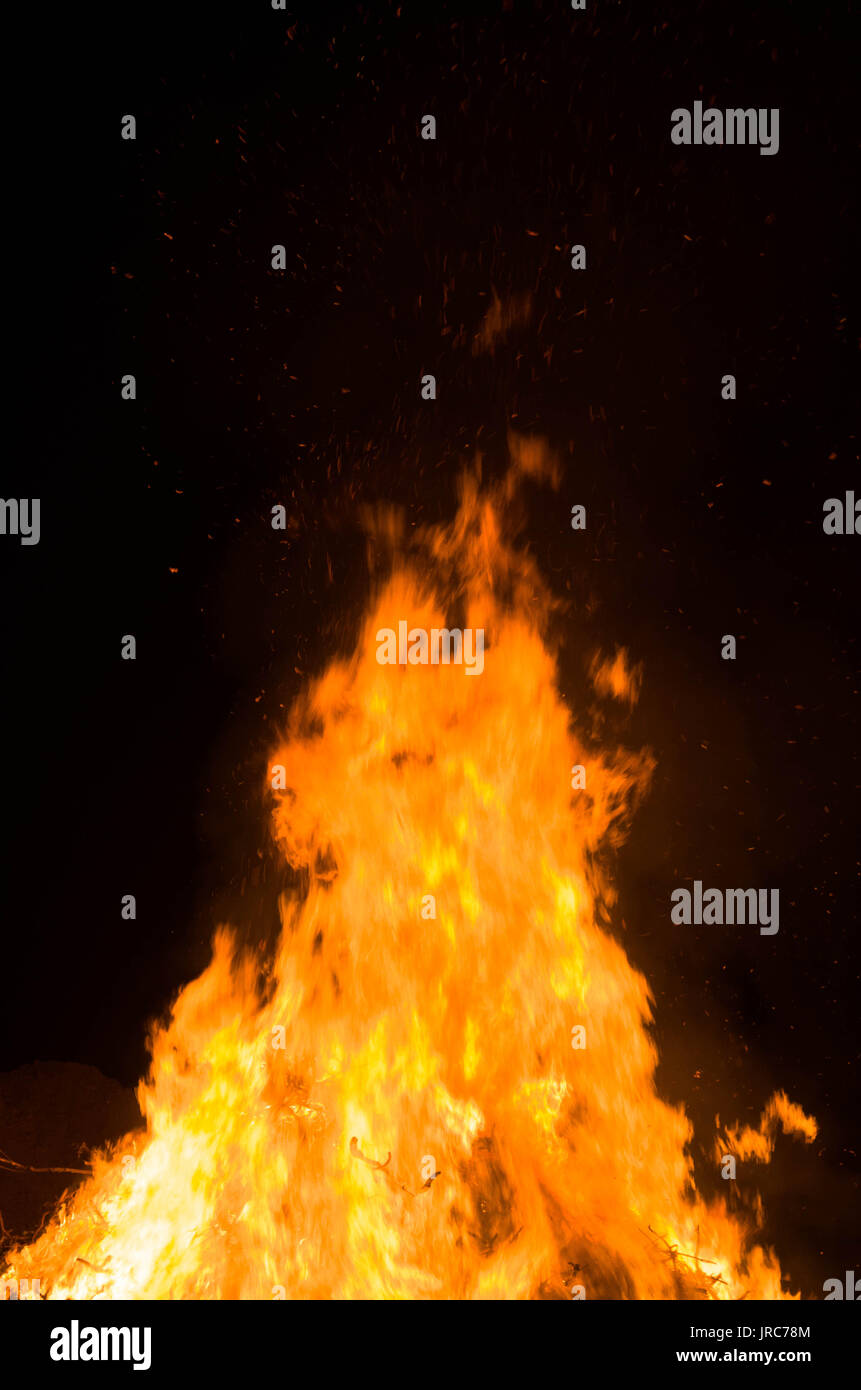 camfire flams closeup traveling cam fire. campfire render Stock Photo ...