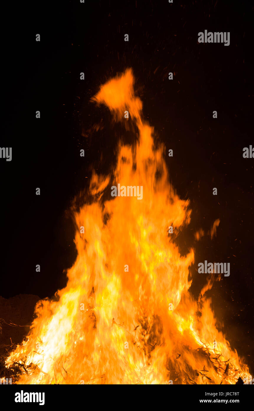 camfire flams closeup traveling cam fire. campfire render Stock Photo ...