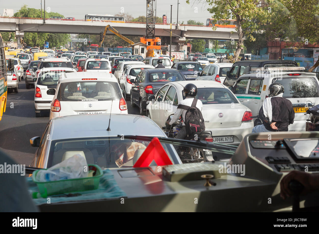 Traffic congestion in Delhi, India,Asia Stock Photo - Alamy