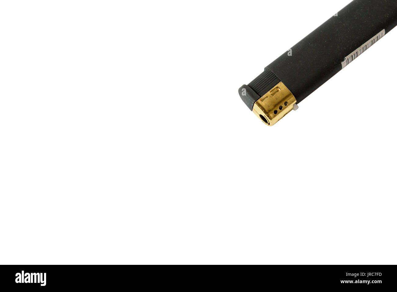 Lighter black isolated white background Stock Photo - Alamy