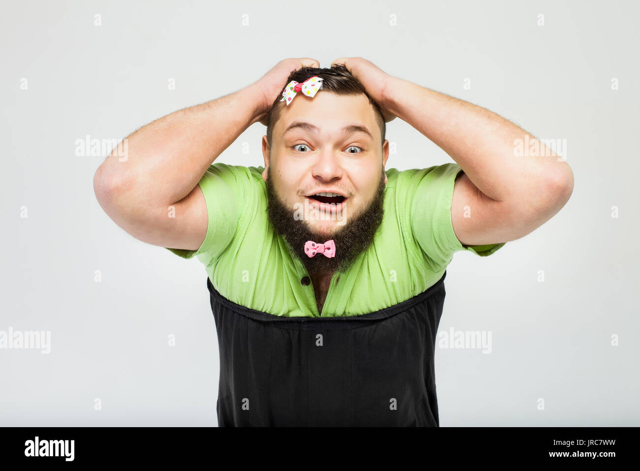 happy fat boy Stock Photo - Alamy