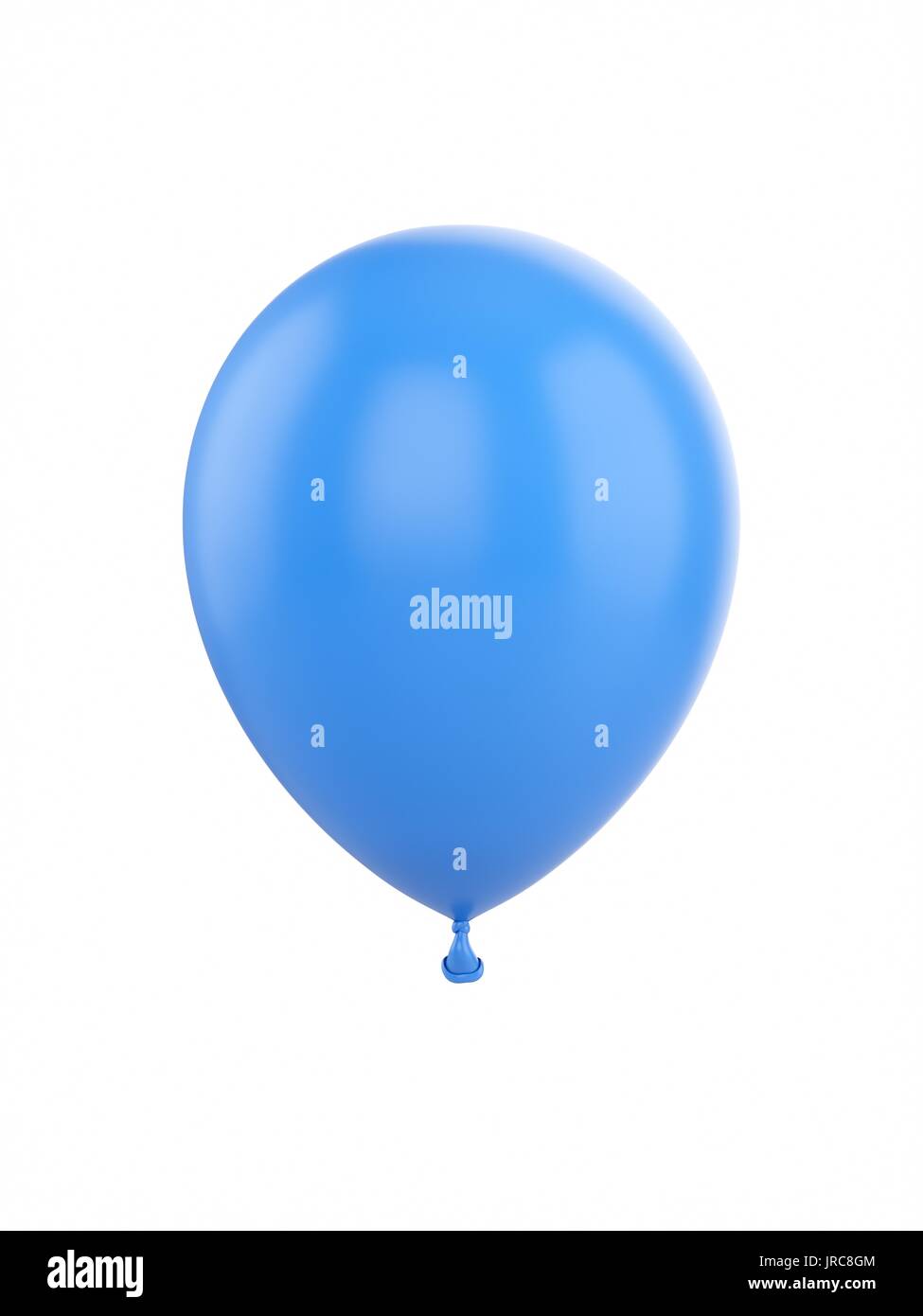 3D Rendering blue Balloon Isolated on white Background Stock Photo - Alamy