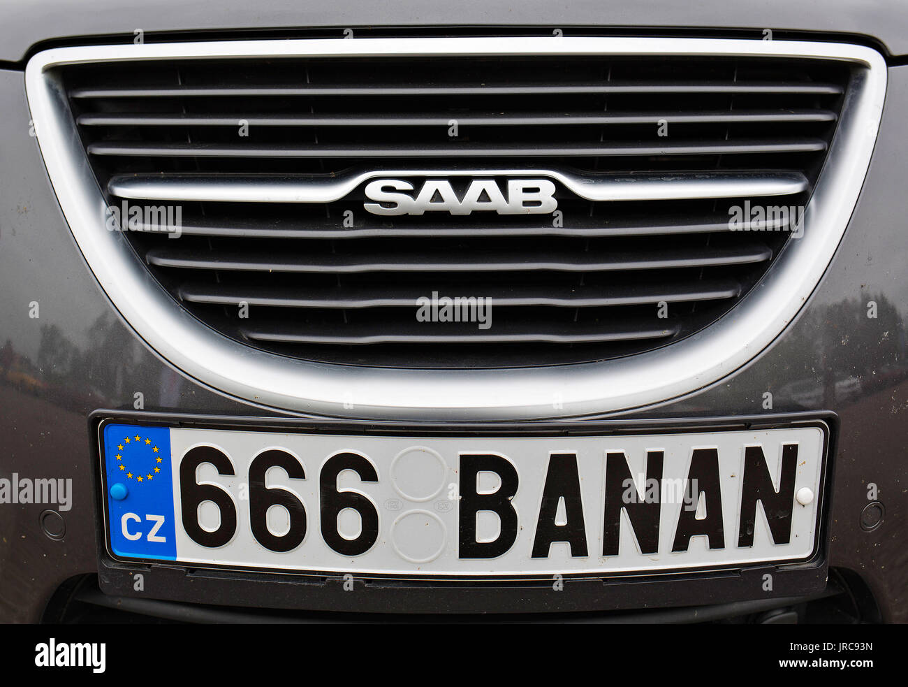 Czech license plate hi-res stock photography and images - Alamy