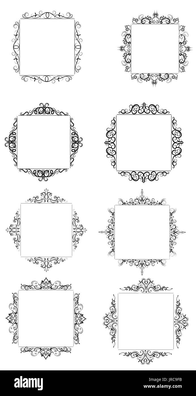 Vintage baroque frame Stock Vector Image & Art - Alamy