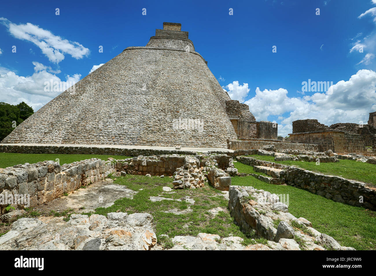 Great Pyramid, Uxmal, Yucatan, Mexico Stock Photo - Alamy