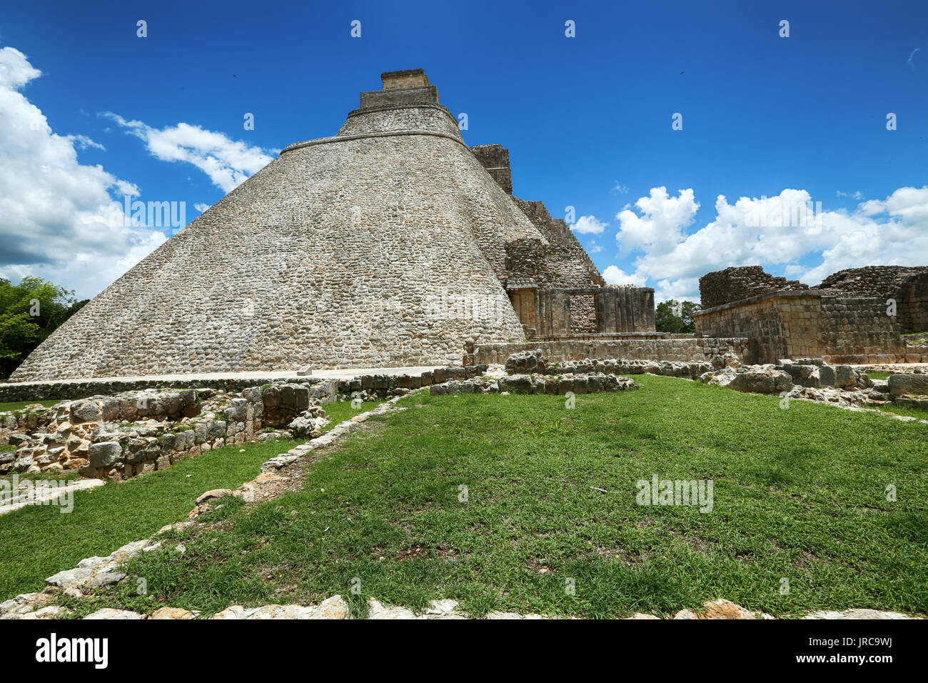Great Pyramid, Uxmal, Yucatan, Mexico Stock Photo - Alamy