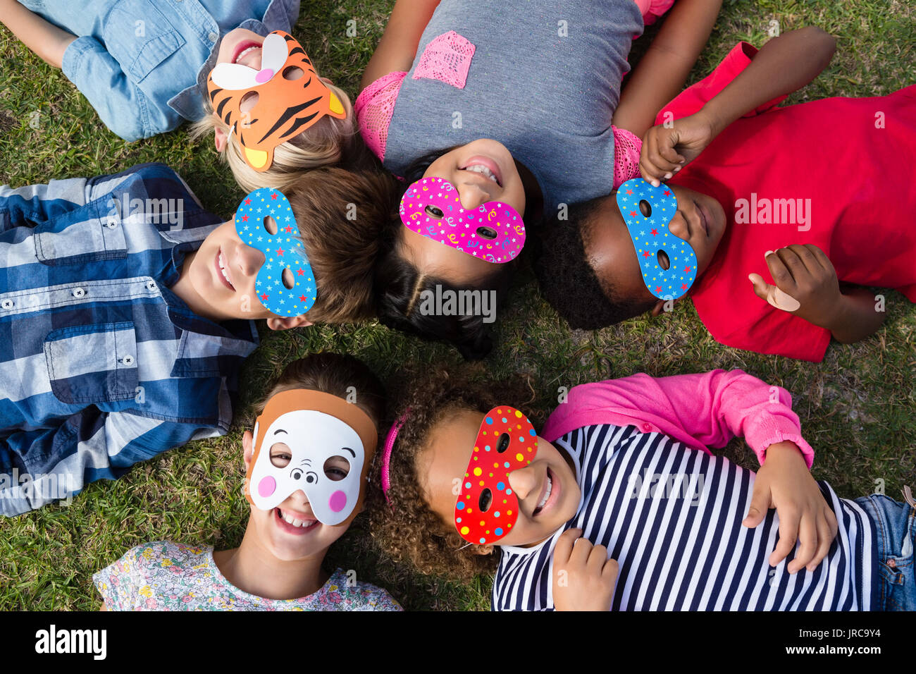 Children wearing masks hi-res stock photography and images - Alamy